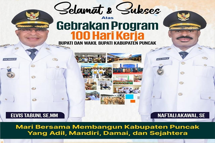 100 Hari Kerja Bupati Puncak Fokus Bangun Fondasi Kerja Jelas, Terarah dan Menyentuh Rakyat ...