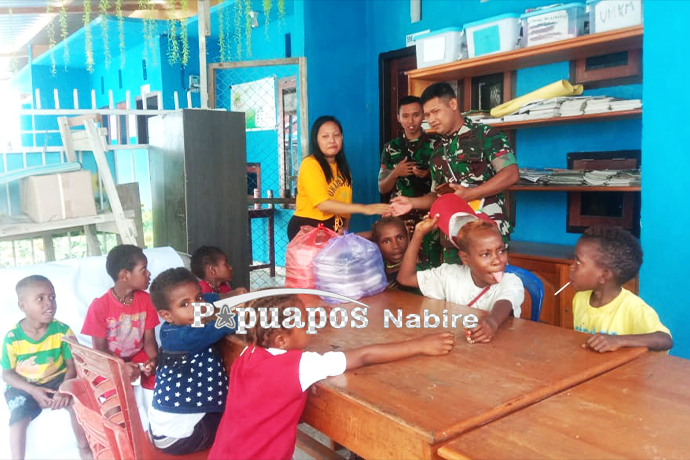 Yayasan Peduli Difabel Nabire Terima Makanan Sehat dari Satuan Denzipur ...