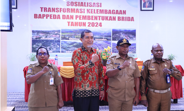 BAPPERIDA Papua Tengah Sosialisasi Transformasi Kelembagaan Bappeda dan ...